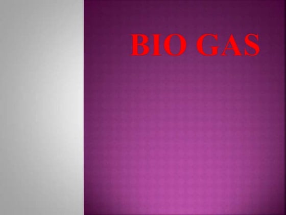 Biogas plant & types of bio gas plant | PPTX | Chemistry | Science