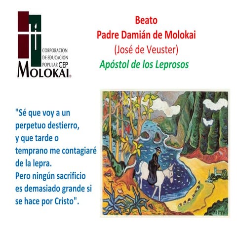 Biografia Padre DamiáN De Veuster | PPT