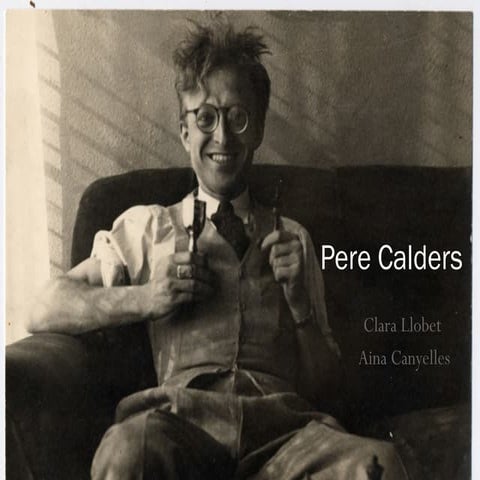 Biografia pere calders | PPT