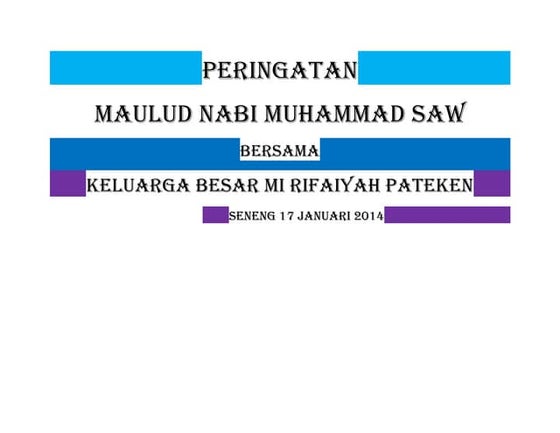 Sejarah ringkas nabi muhammad saw sejak lahir sampai wafat | PDF