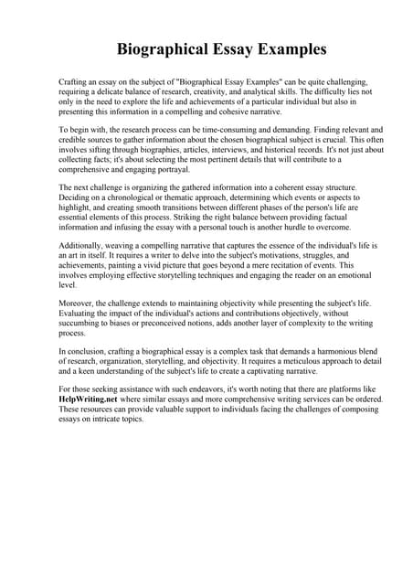 Famous Person Essay.pdf | Screenwriting | Content Production