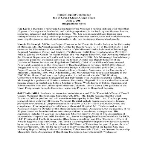 Biographical Sketches | PDF