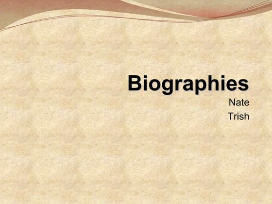 Ten Elements of Biography | PPT