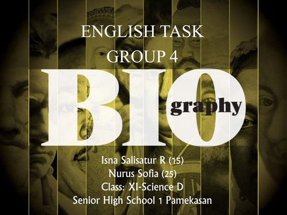 Ten Elements of Biography | PPT