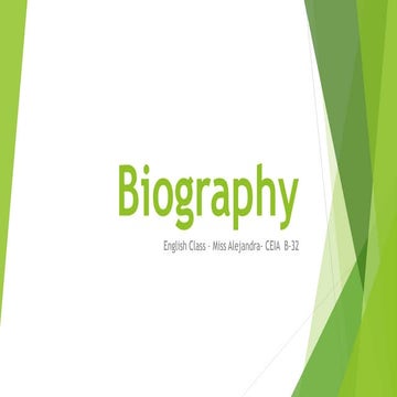 Biography | PPT