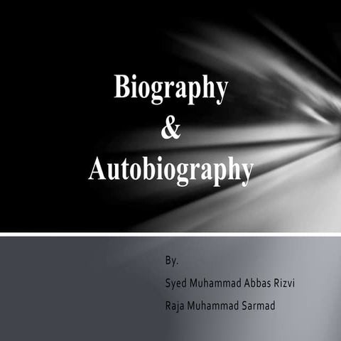 Biography | PPT