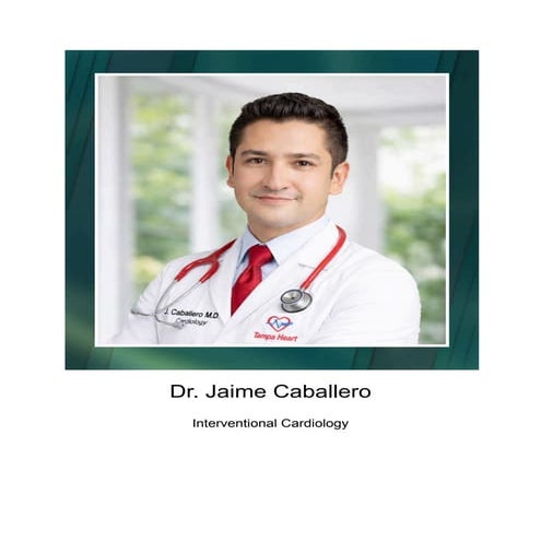 Biography and Professional Career of Dr. Jaime Caballero | PDF
