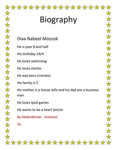 Jeshalyn’s Biography | PPT