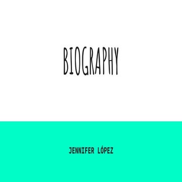 Jennifer López | PDF