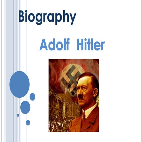 Biography hitler | PPTX