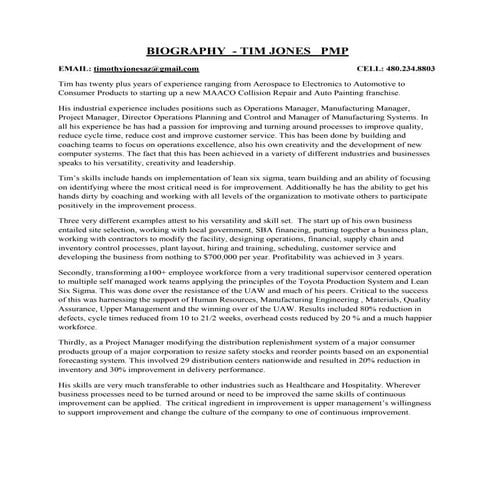 Biography Modified | DOCX