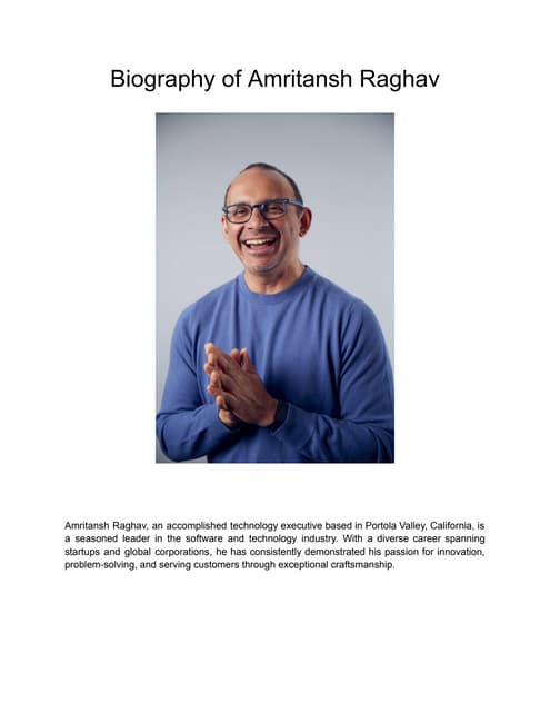 Amritansh Raghav presentations