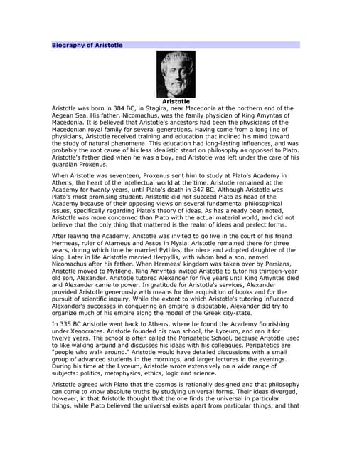 Aristotle | PPTX | Physics | Science