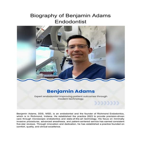 Biography of Benjamin Adams Endodontist.pdf