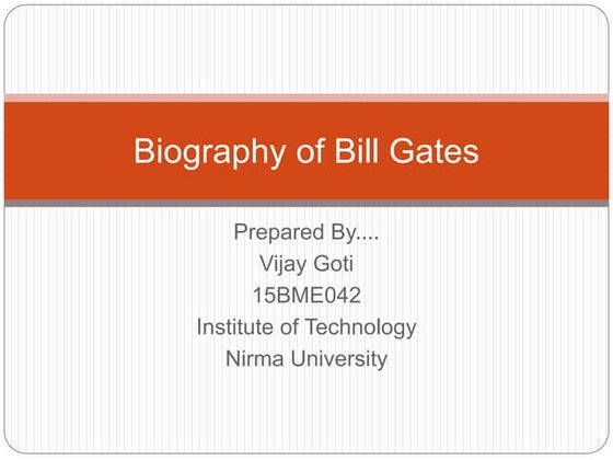 Bill gates powerpoint:) | PPTX