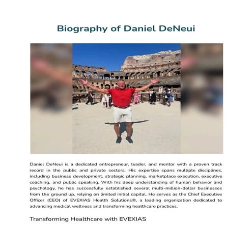 Biography of Daniel DeNeui | PDF
