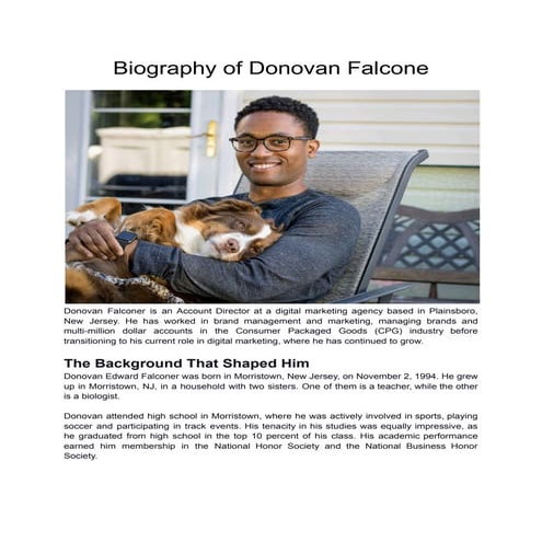 Biography of Donovan Falcone |Account Director - Digital Marketing Agency|.pdf