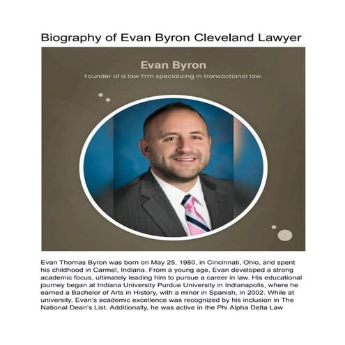 Biography of Evan Byron Cleveland Lawyer.pdf