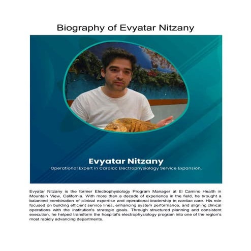 Biography of Evyatar Nitzany | PDF