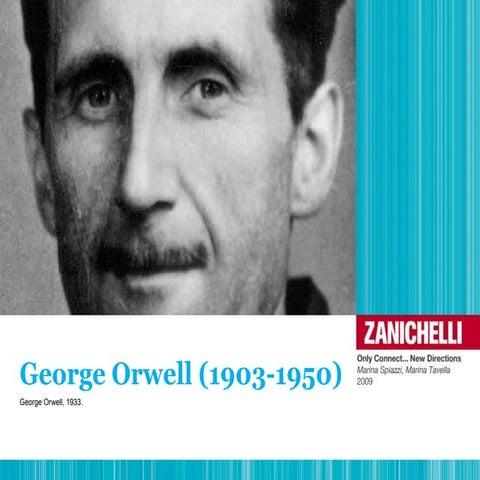 The author of Animal Farm BIOGRAPHY OF GEORGE ORWELL.ppt