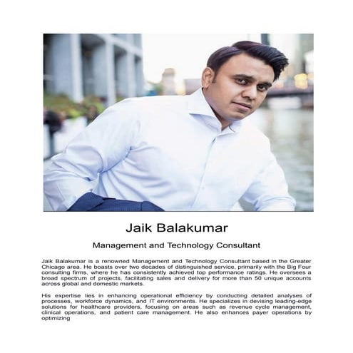 Biography and Images obtained fromJaik Balakumar | PDF