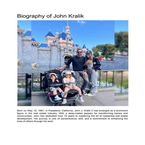 Biography of John Kralik | Real Estate Developer | Newport Beach CA.pdf