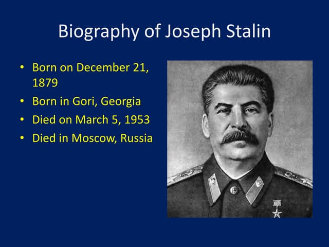 Joseph Stalin | PPT