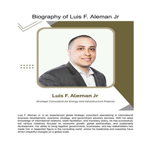 Biography of Luis F. Aleman Jr | PDF