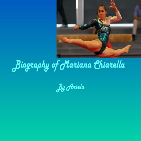 Biography of mariana chiarella | PPT