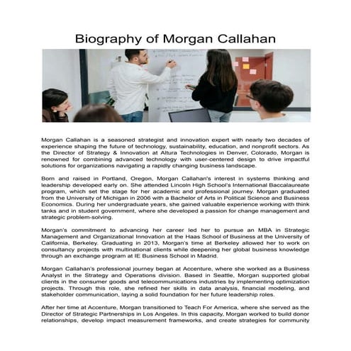 Biography of Morgan Callahan, Director of Strategy & Innovation.pdf