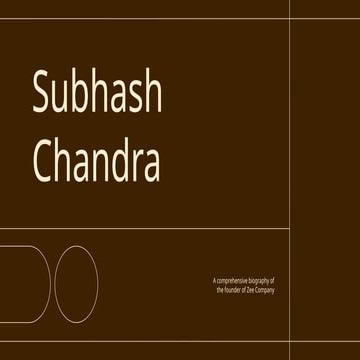 Biography of Subhash Chandra ( Nikhil Kumar ).pptx