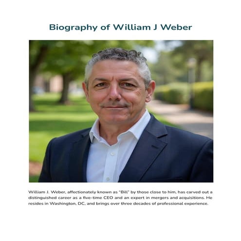 Biography of William J Weber | PDF