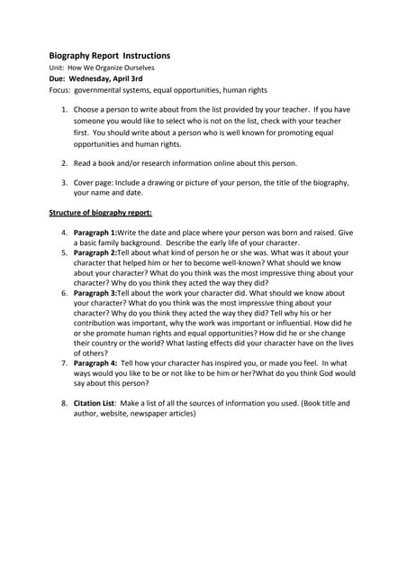 Graphic organizer biography | DOCX