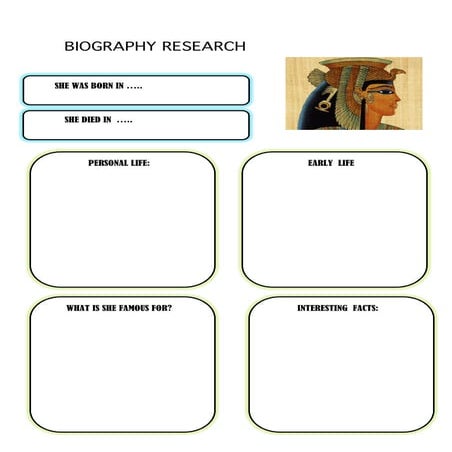 Biography organizer writing | PDF
