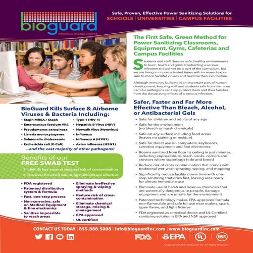 BioGuard General Corporate Flyer | PDF
