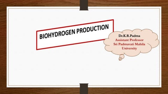 14 ch60r29 hydrogen production | PPT