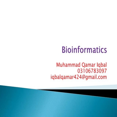 Bioinformatics | PPT