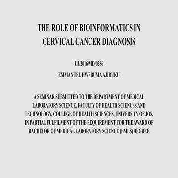 Bioinformatics Pptx Free Download