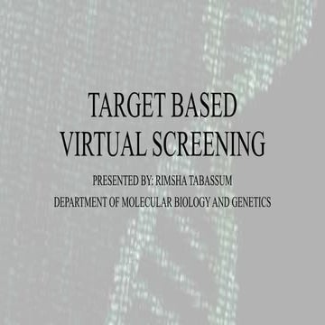 Target based virtual screening.pptx