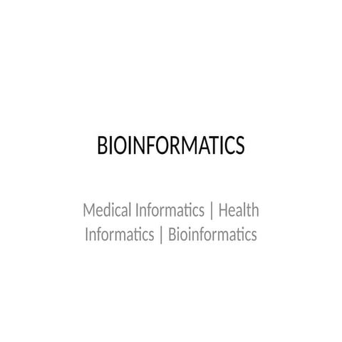 Informatics | PPTX