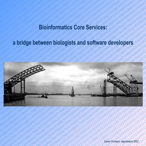 Bioinformatics core services, the IBMCP case | PDF | Medical Tests ...