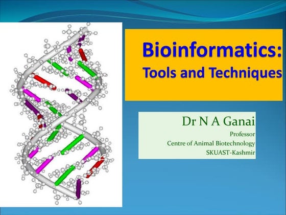 Introduction of bioinformatics | PPTX