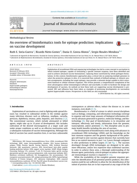 Bioinformatics tools for epitope prediction.pdf Bioinformatics tools for epitope prediction.pdf