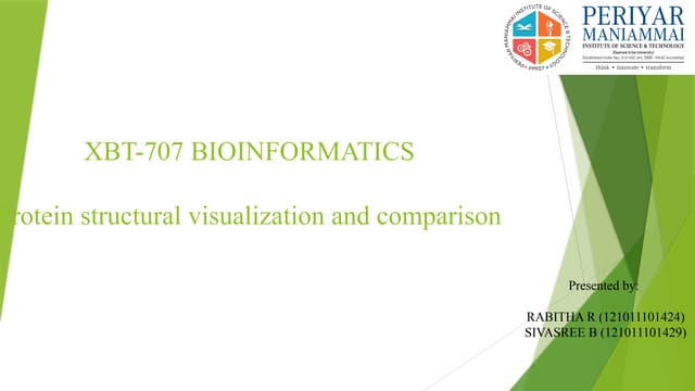 Protein structure visualization tools-RASMOL | DOCX
