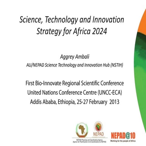 Science, technology and innovation strategy for Africa 2024 | PPTX