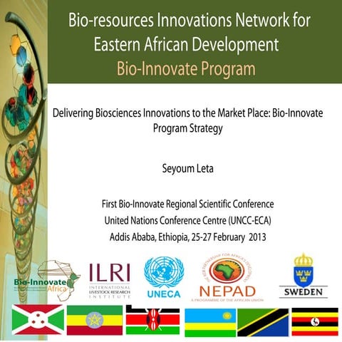Delivering biosciences innovations to the market place: Bio-Innovate ...