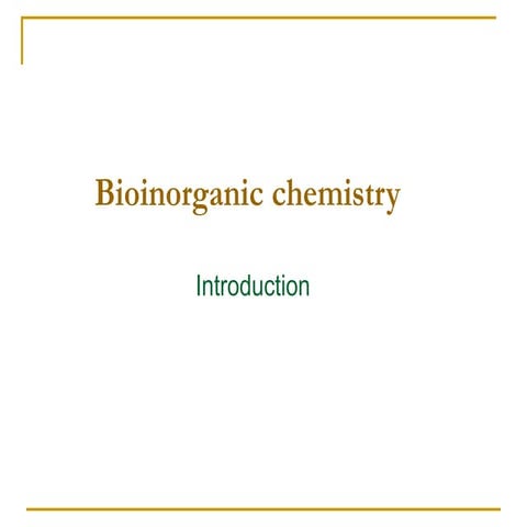 Bioinorganic chemistry1.ppt