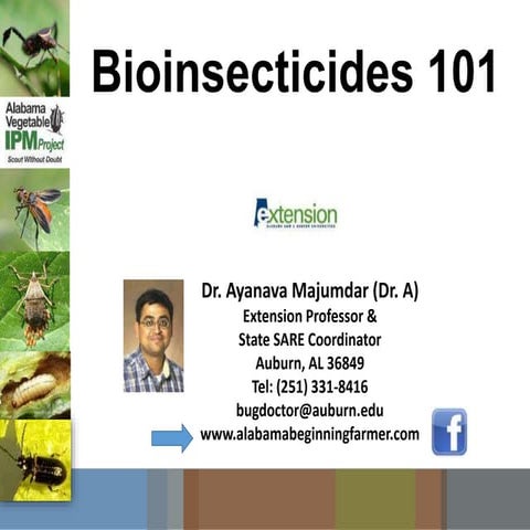 Bioinsecticide basics | PPTX