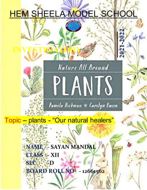 Biology class 12 investigatory project | PDF