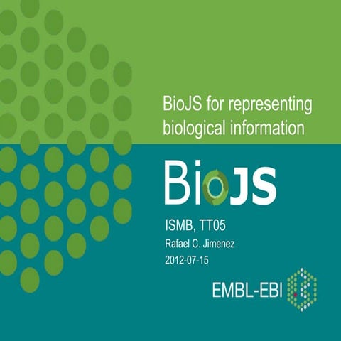 BioJS for representing biological information | PPTX